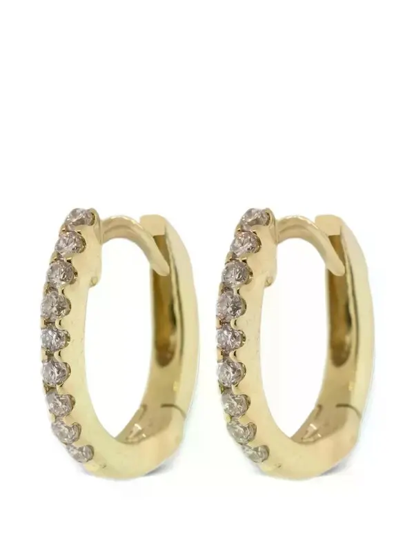 DANA REBECCA DESIGNS Diamond Huggie Earrings - Gold