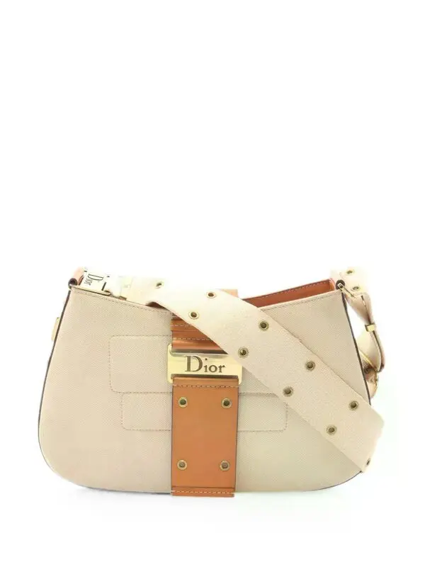 Dior 2000s Street Chic Columbus Shoulder Bag - Neutrals