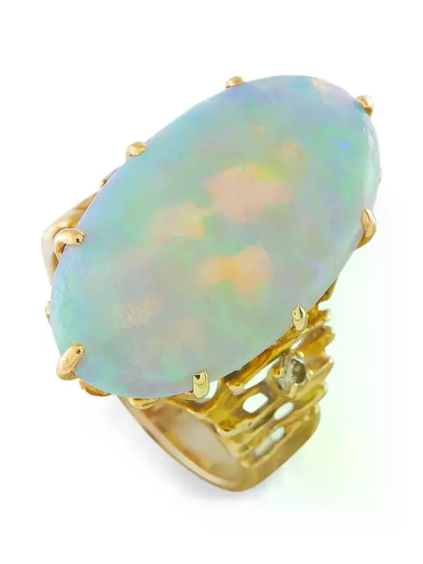 LB EXCLUSIVE 18k Yellow Opal Cocktail Ring