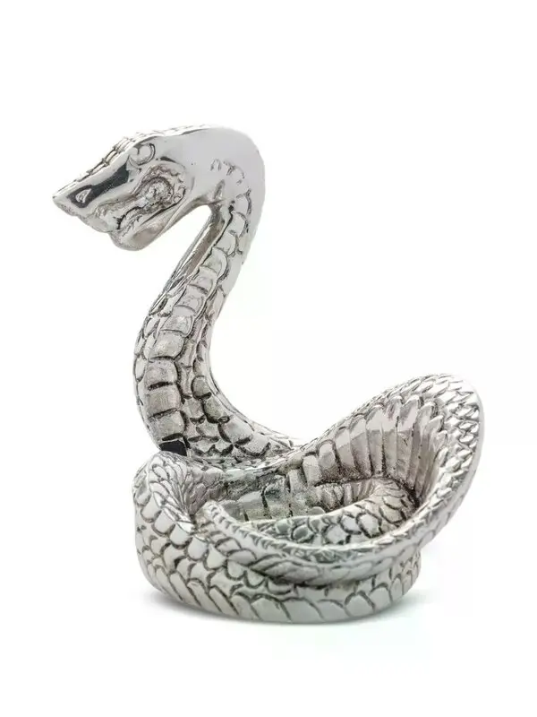 Christofle Lumière D'argent Zodiac Snake Figurine - Silver