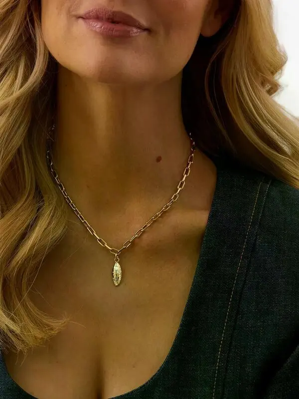 Sara Weinstock Surfboard-motif Diamond Pendant