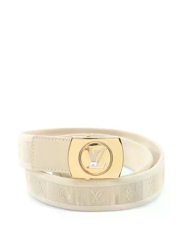 LOUIS VUITTON 2011 Monogram Belt - Neutrals