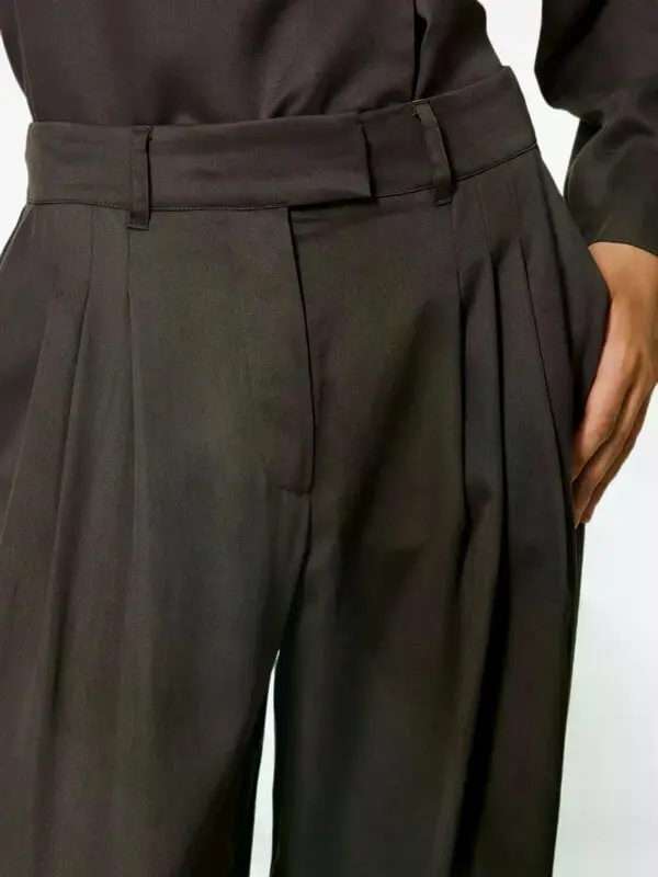 TWINSET Wide Satin Trousers