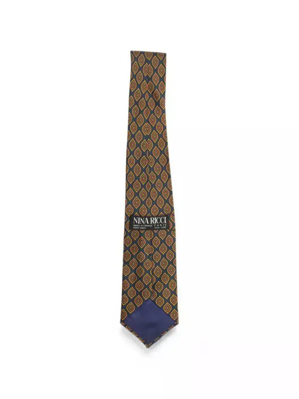 Nina Ricci Printed Silk Tie