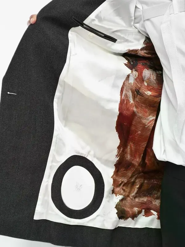 Off-White Meteor Cut-out Double-breasted Blazer