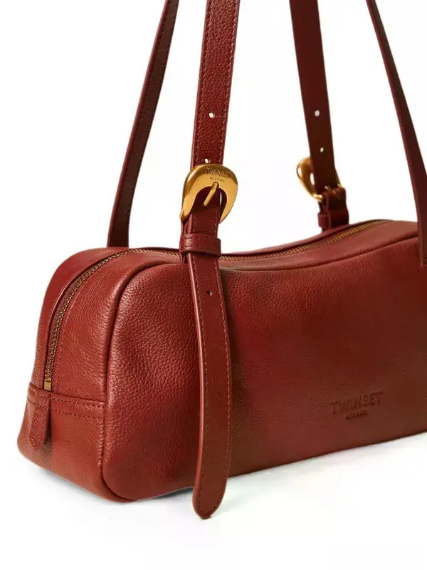 TWINSET Adjustable Leather Bowler Bag