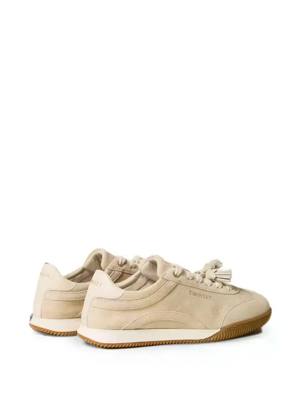 TWINSET Suede Trainers With Tassels