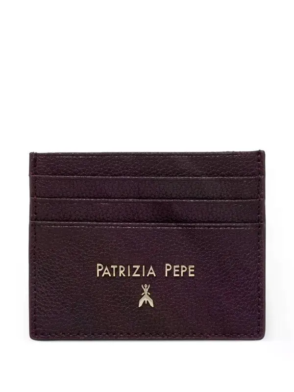 Patrizia Pepe Leather Cardholder - Brown