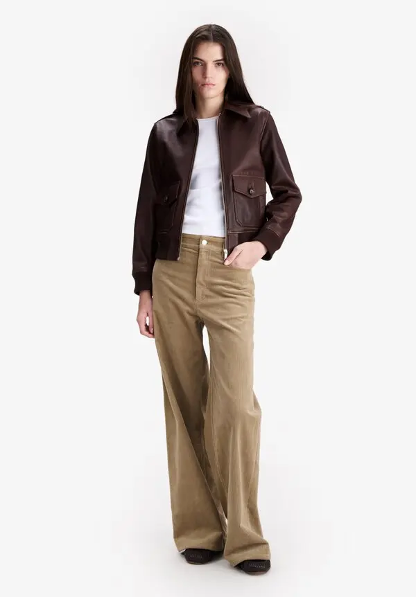 A.p.c. Clyde High Rise Wide Leg Trousers
