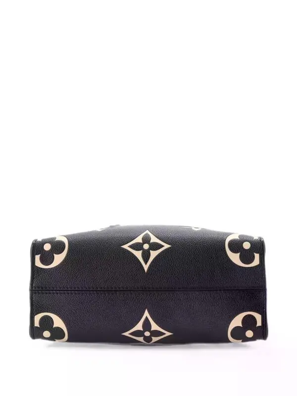 LOUIS VUITTON Onthego Giant Monogram Empreinte Pm Tote Bag - Black