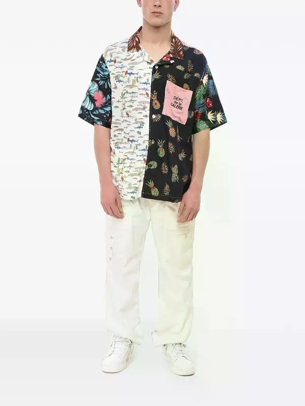 GALLERY DEPT. Patchwork Short-sleeve Shirt