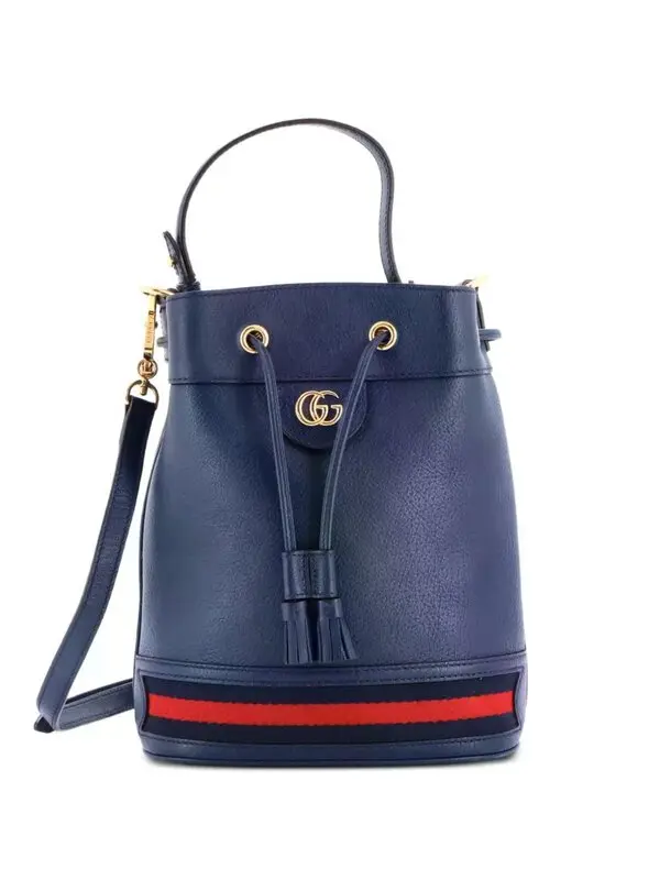 Gucci Ophidia Leather Small Bucket Bag