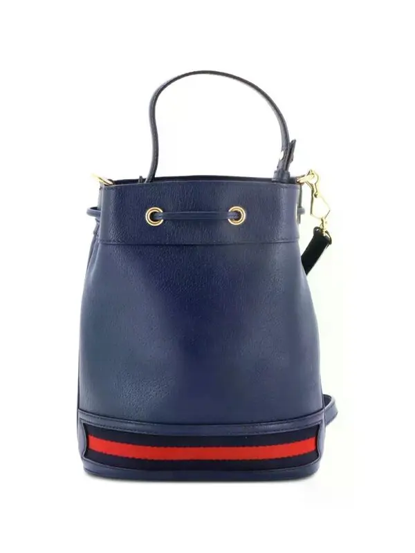 Gucci Ophidia Leather Small Bucket Bag