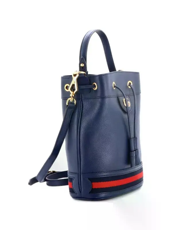 Gucci Ophidia Leather Small Bucket Bag