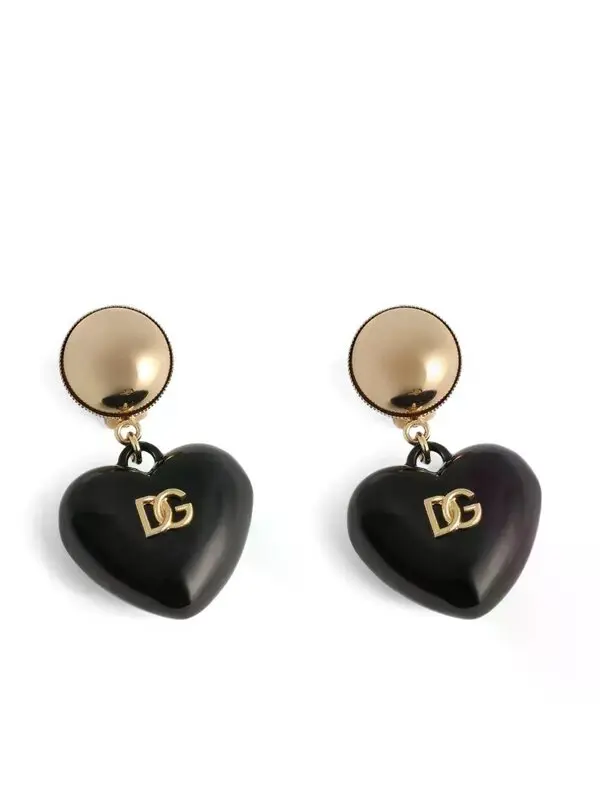 Dolce & Gabbana Heart Drop Earrings