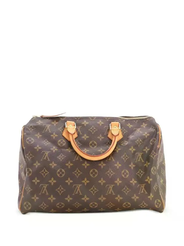 LOUIS VUITTON Speedy Monogram Canvas Satchel