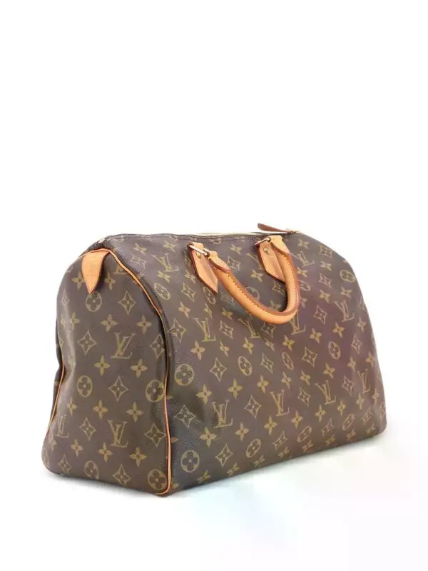 LOUIS VUITTON Speedy Monogram Canvas Satchel