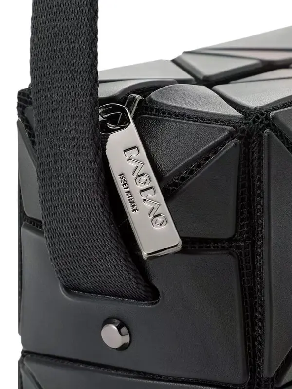Issey Miyake Small Cuboid Geometric-panel Shoulder Bag