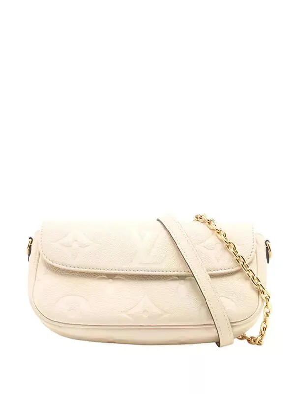 LOUIS VUITTON 2020-2026 Monogram Empreinte Giant Ivy Wallet On Chain Satchel - Neutrals