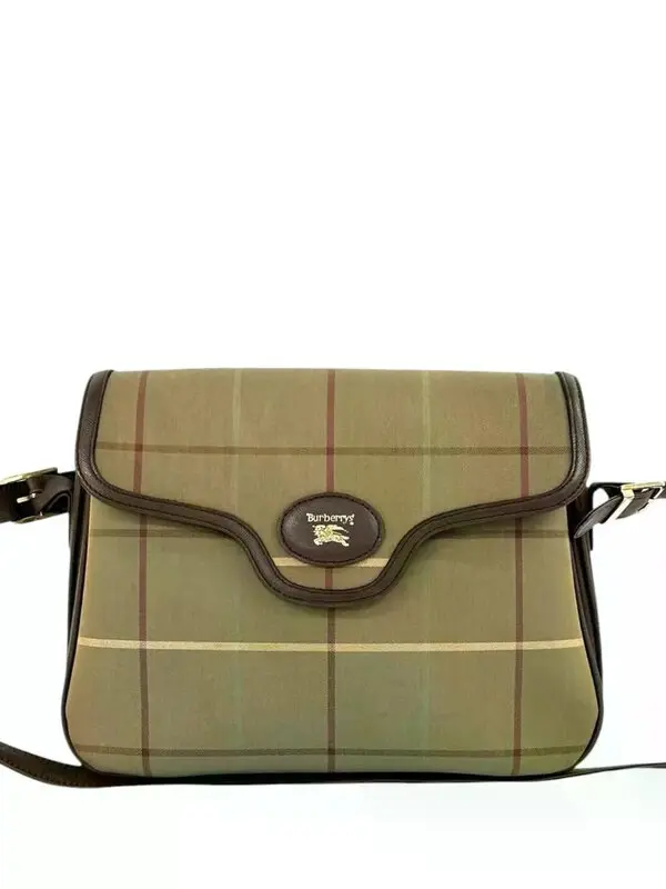 Burberry 20th Century Vintage Check Canvas Crossbody Bag - Brown