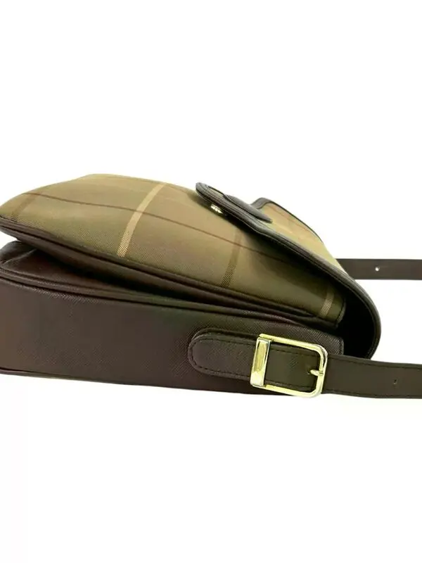 Burberry Vintage Check Canvas Crossbody Bag