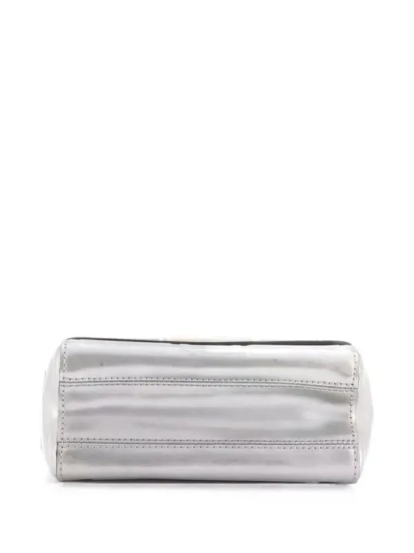 LOUIS VUITTON Twist Handbag Limited Edition Embossed Epi Space Leather Pm - Silver