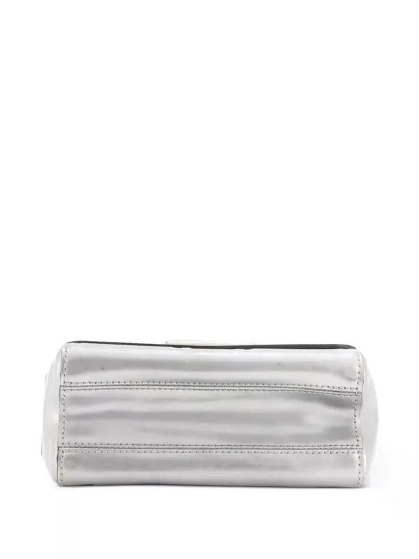 LOUIS VUITTON Limited Edition Embossed Epi Space Leather Pm Shoulder Bag - Silver