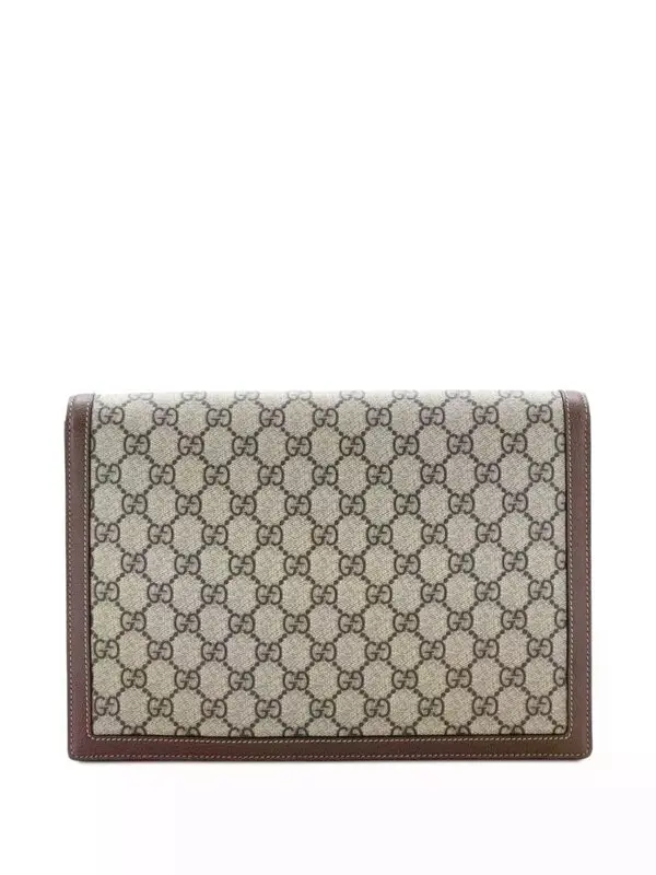 Gucci Ophidia Gg Coated Canvas Clutch Bag