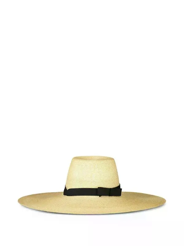 Peter Beaton Galley Oversized Straw Hat - Neutrals