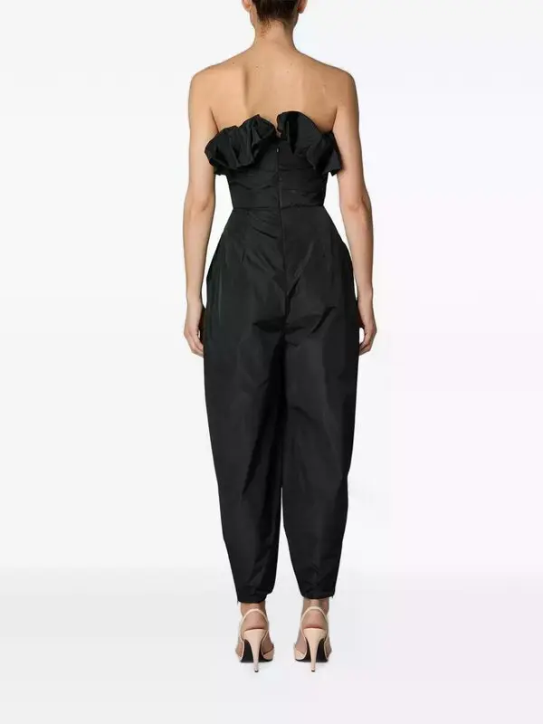 DEL CORE Ruffled Strapless Jumpsuit