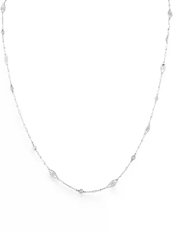 LB EXCLUSIVE Diamond Filigree Station Necklace