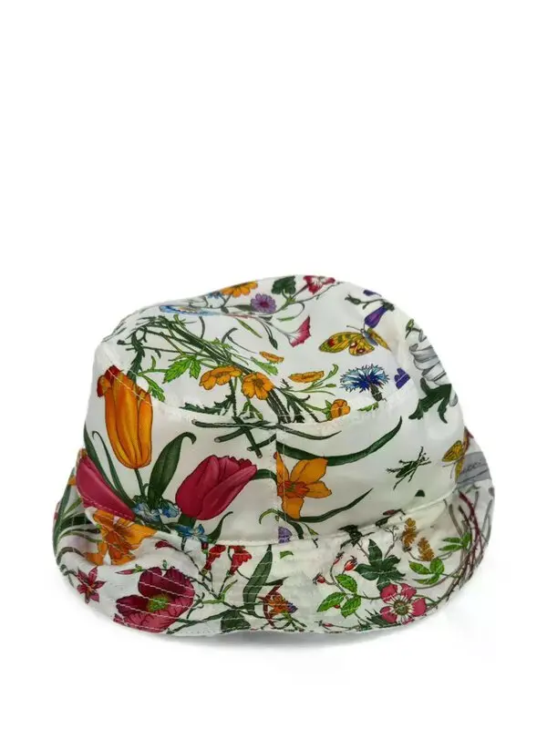 Gucci 2020s Flora Printed Bucket Hat