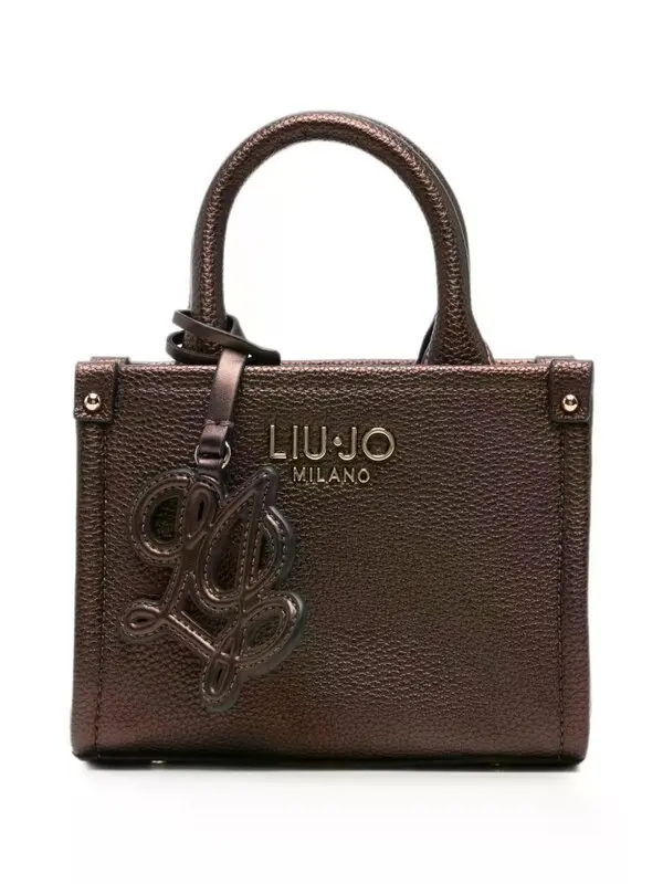 Liu Jo Logo-plaque Pebbled Tote Bag