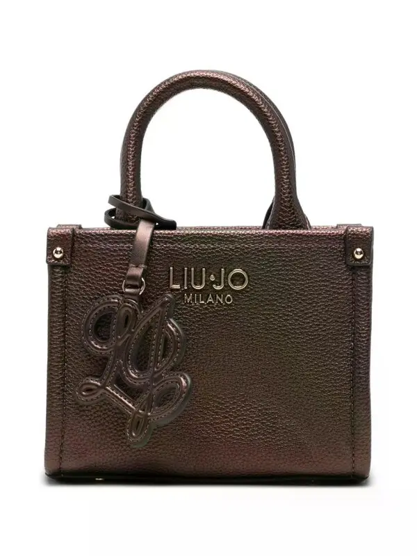 Liu Jo Logo Plaque Tote Bag - Brown