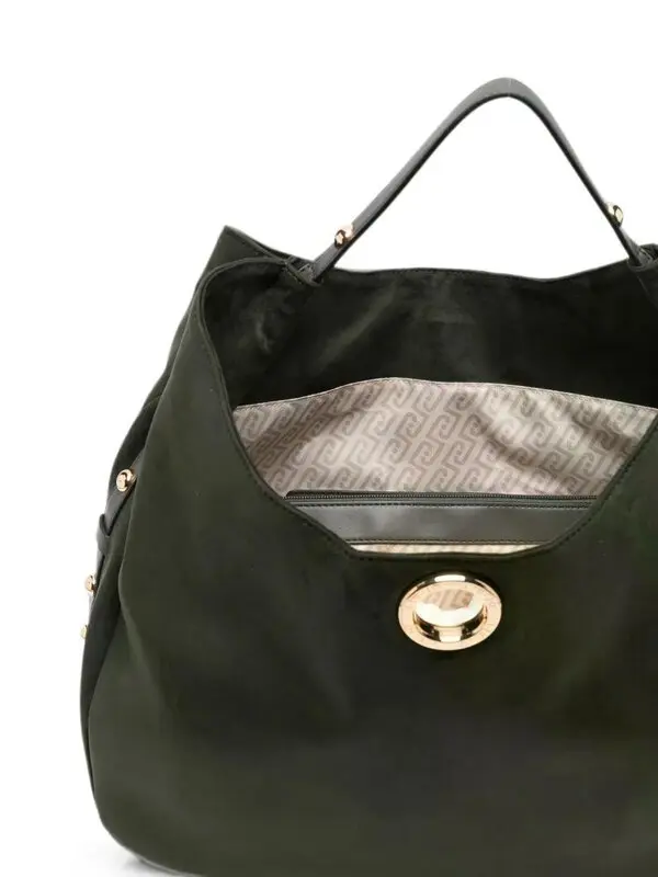 Liu Jo Logo-plaque Studded Tote Bag