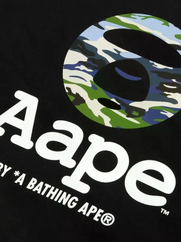 AAPE BY *A BATHING APE Camo Logo T-shirt