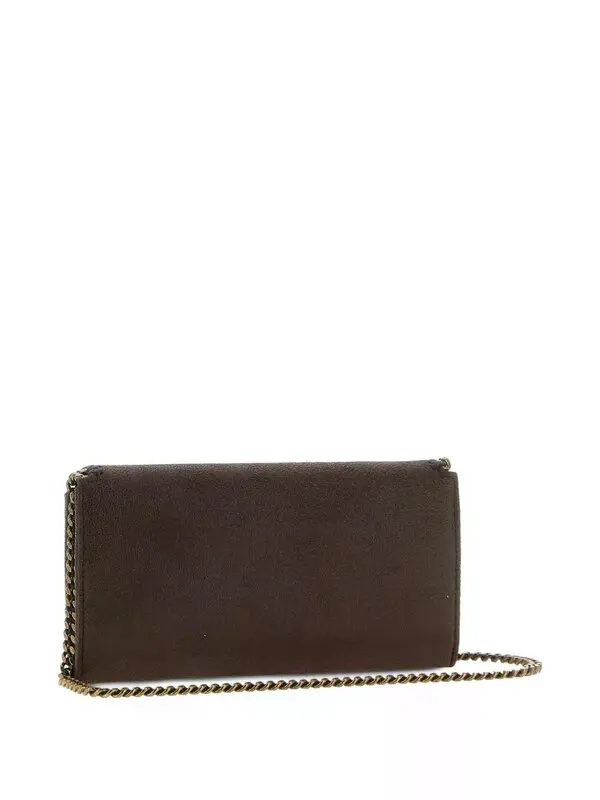 Stella McCartney Continental Falabella Wallet-on-chain - Brown