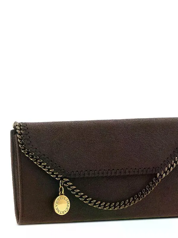 Stella McCartney Continental Falabella Wallet-on-chain - Brown