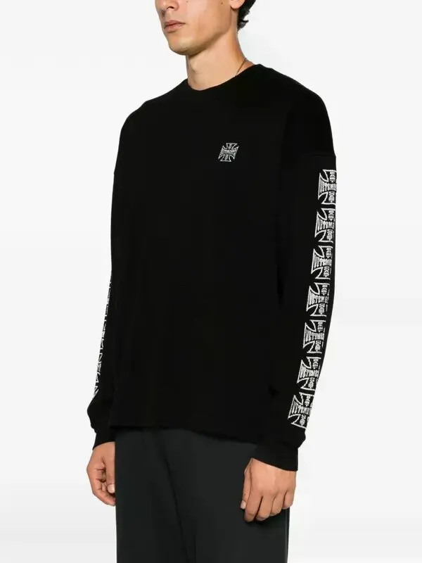 Vetements Waffle-knit Graphic-print T-shirt