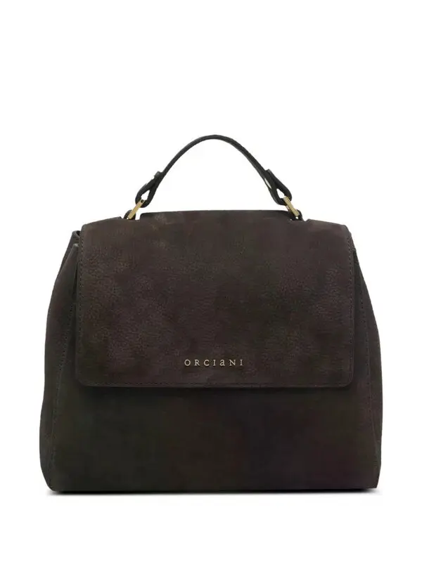 Orciani Small Sveva Nubuck Handbag