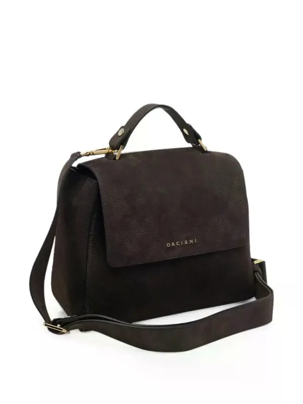 Orciani Small Sveva Nubuck Handbag