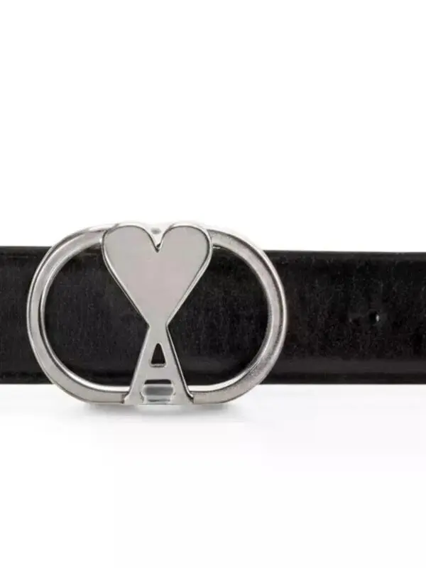 AMI Paris De Coeur Buckle Belt
