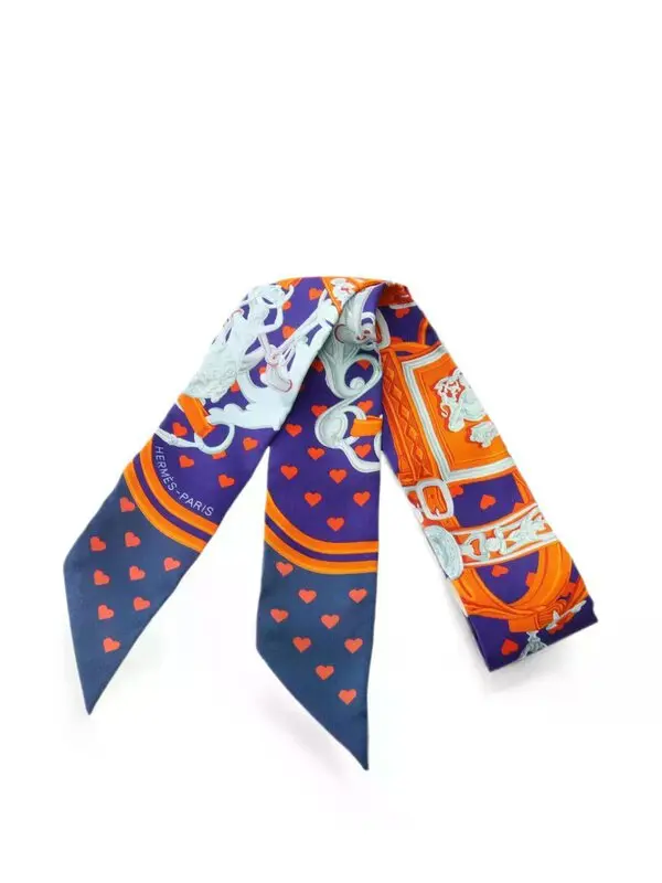Hermès 2020s Brides De Gala Love Ribbon Scarf