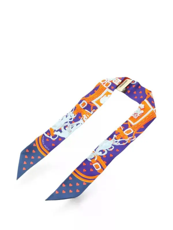 Hermès 2020s Brides De Gala Love Ribbon Scarf