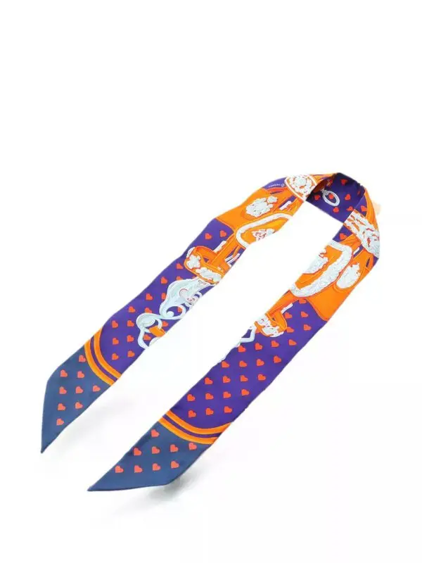 Hermès 2020s Brides De Gala Love Ribbon Scarf