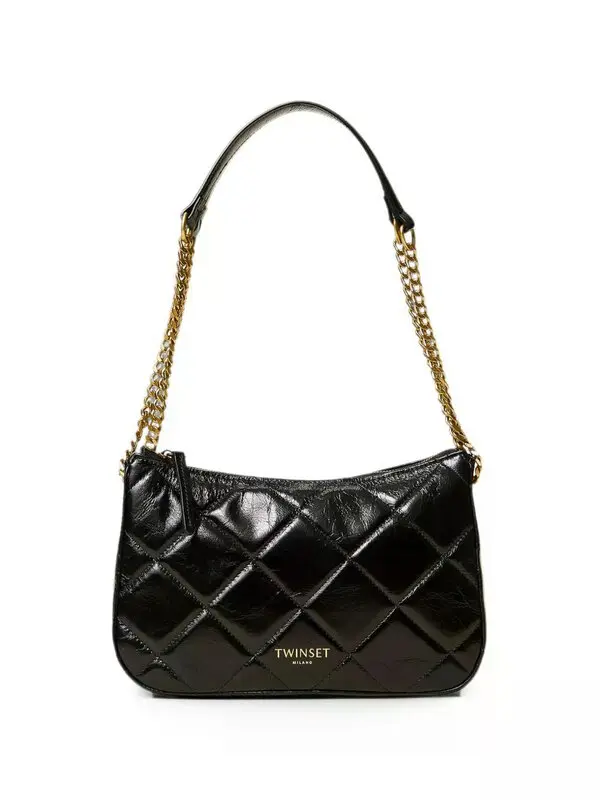 TWINSET Medium Liliane Quilted-leather Bag