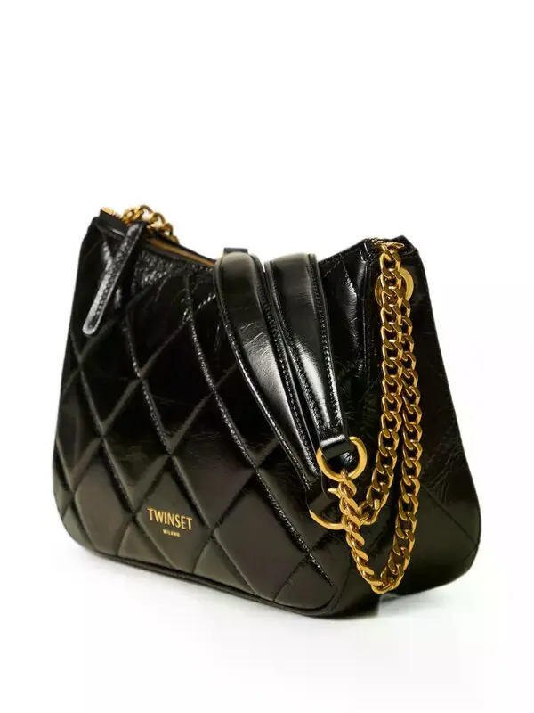TWINSET Medium Liliane Quilted-leather Bag