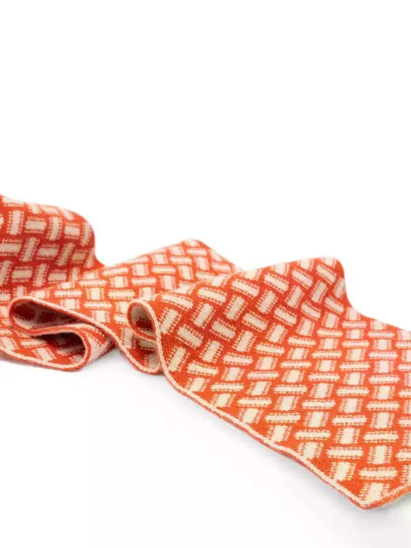 DRUMOHR Biscottino Geometric-pattern Scarf