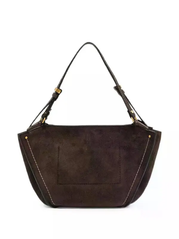 GIANNI CHIARINI Bloom Suede Shoulder Bag