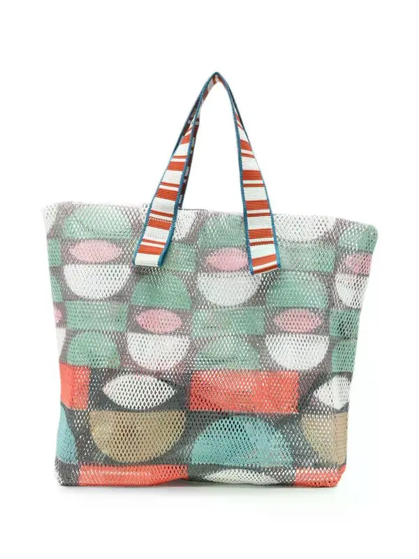 ÉPICE Geometric-print Tote Bag